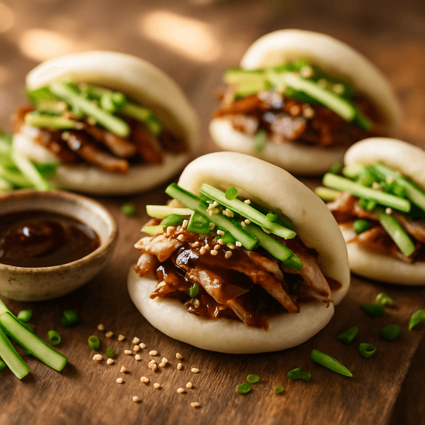 Turkey Peking Duck-Style Canapés | DishGen Recipe