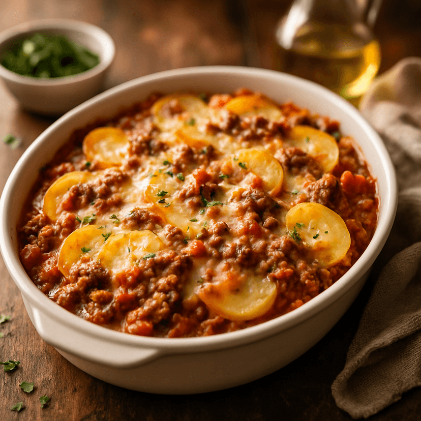 Hearty Italian Sausage and Potato Bake | DishGen Recipe