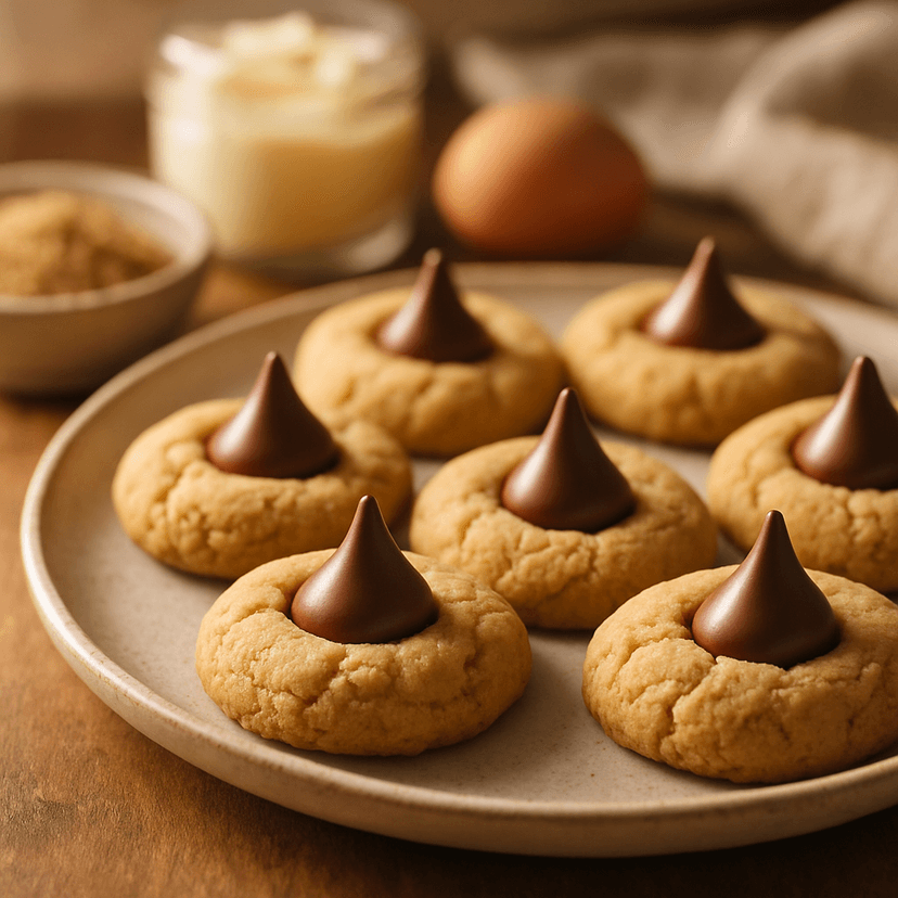 Gluten-Free Hershey Kiss Cookies | DishGen Recipe